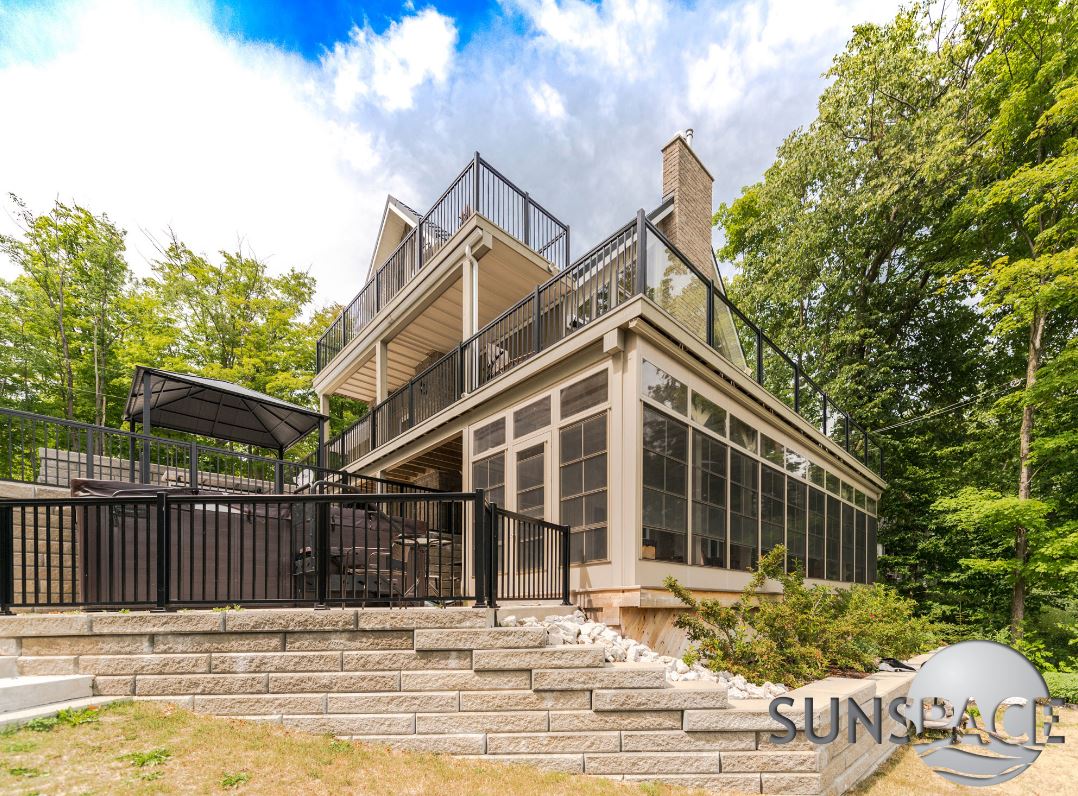 Rampes de poteaux en aluminium, Solarium et Véranda Module-Air