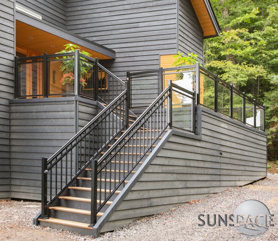 Rampes de poteaux en aluminium, Solarium et Véranda Module-Air