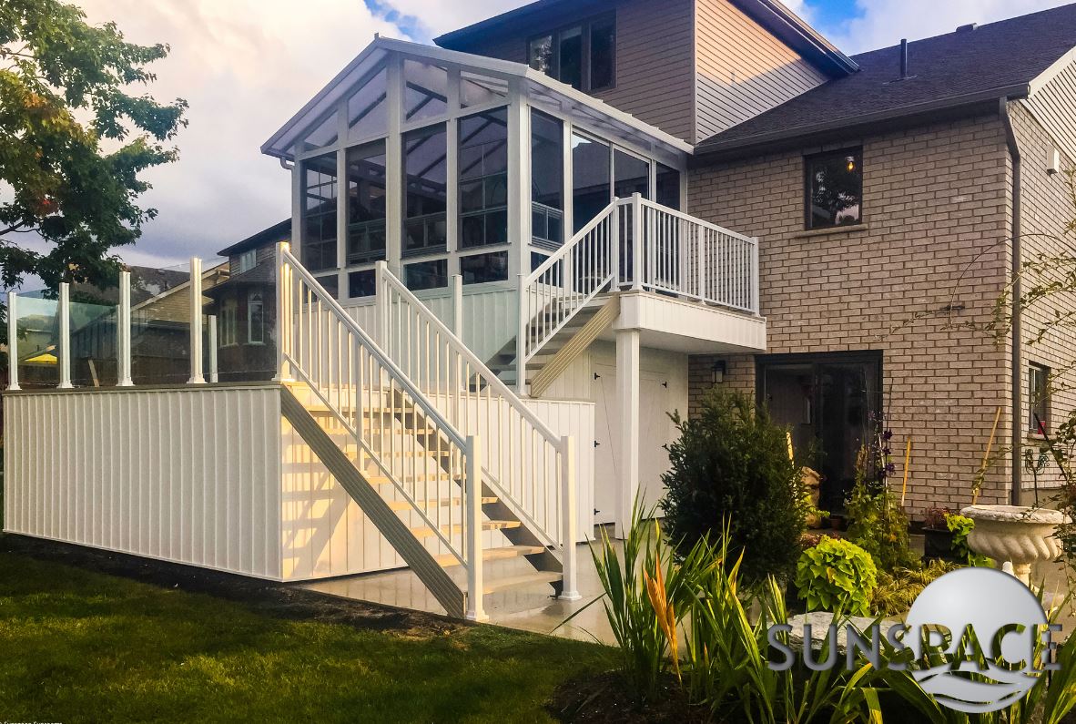 Rampe de verre sans main courante | Solarium et Véranda Module-Air